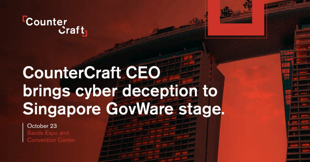 CounterCraft CEO to Speak at Singapore Cybersecurity Conference ...