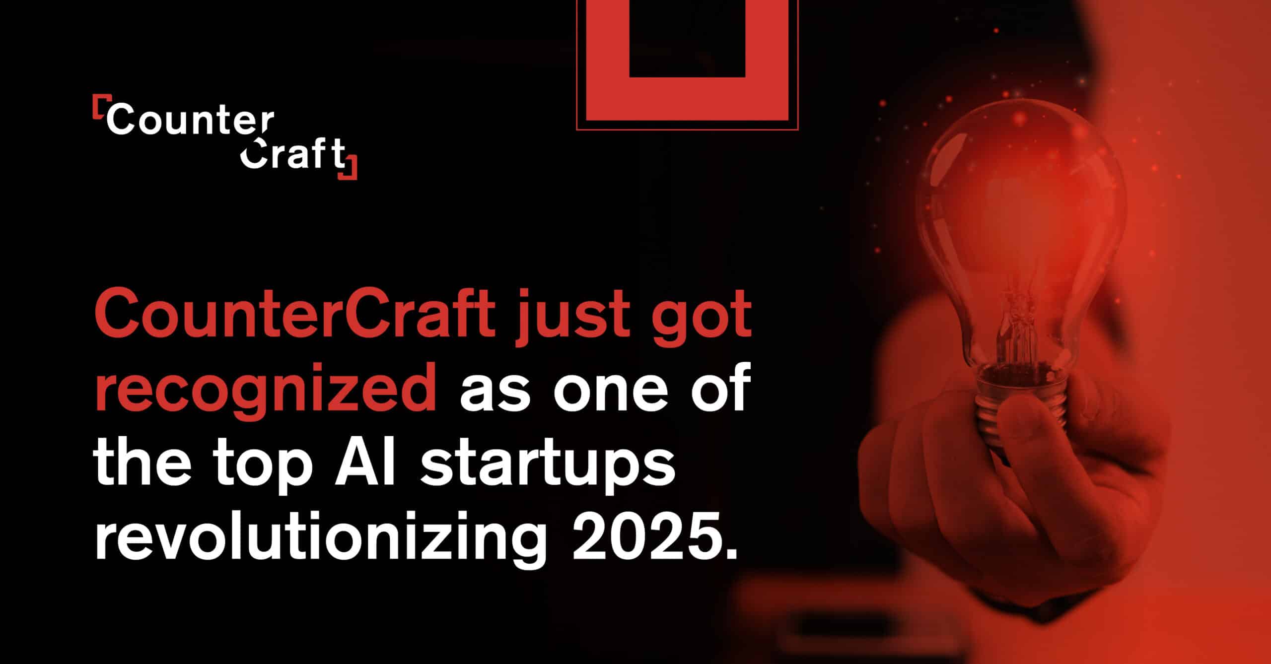CounterCraft Named Top AI Startup Revolutionizing 2025 | CounterCraft