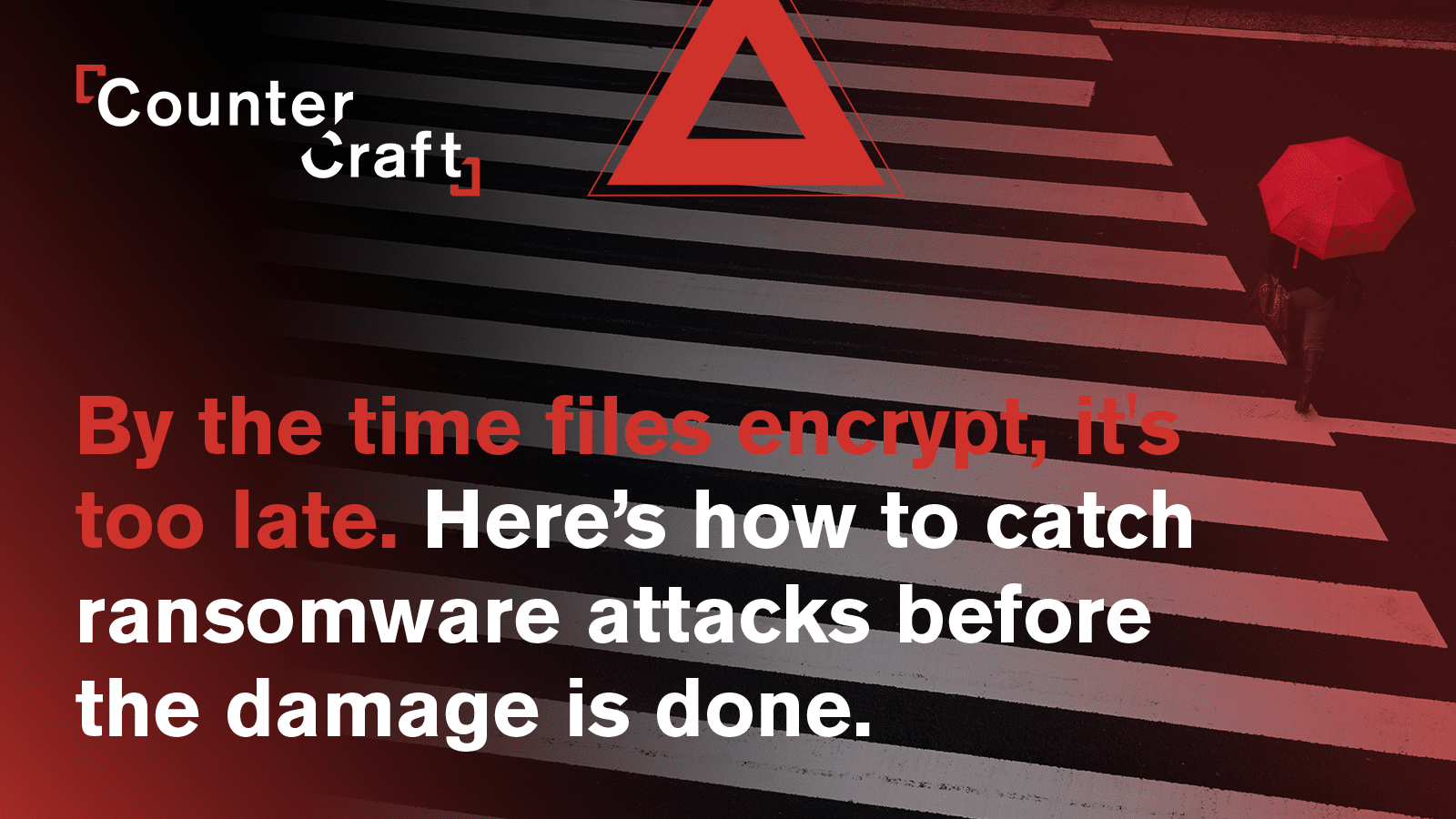 | CounterCraft Ransomware Defense Before Encryption
