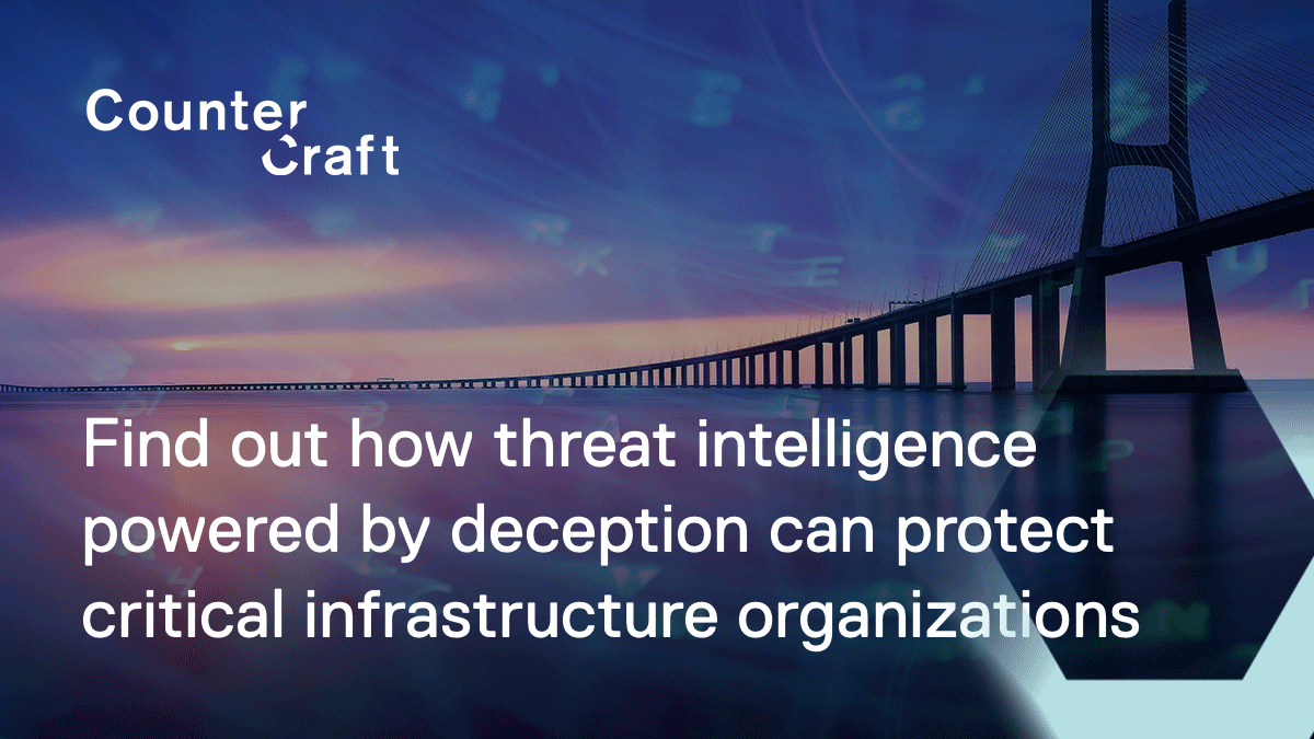 Enhancing Critical Infrastructure Security | CounterCraft